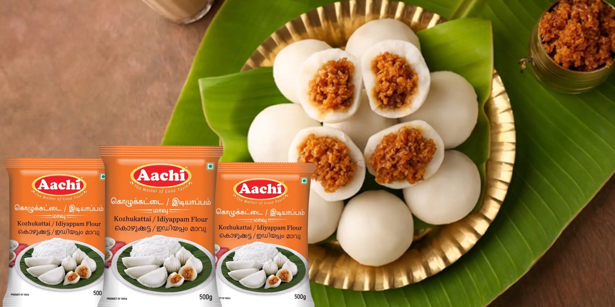 Aachi Kozhukattai Flour for Easy & Delicious Pooranam – Aachifoods
