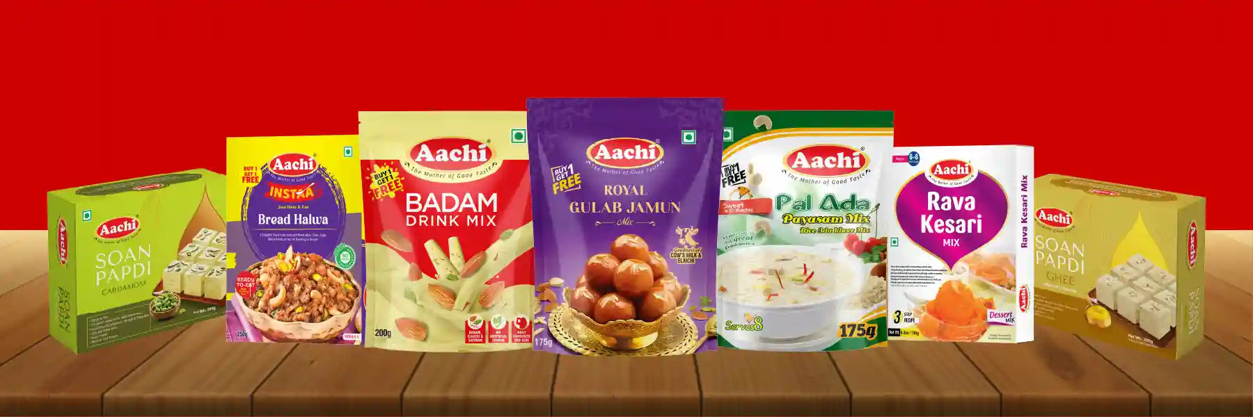 Aachi Indian Sweets – Buy 1 Get 1 Free + Free Shipping + 15% OFF ...