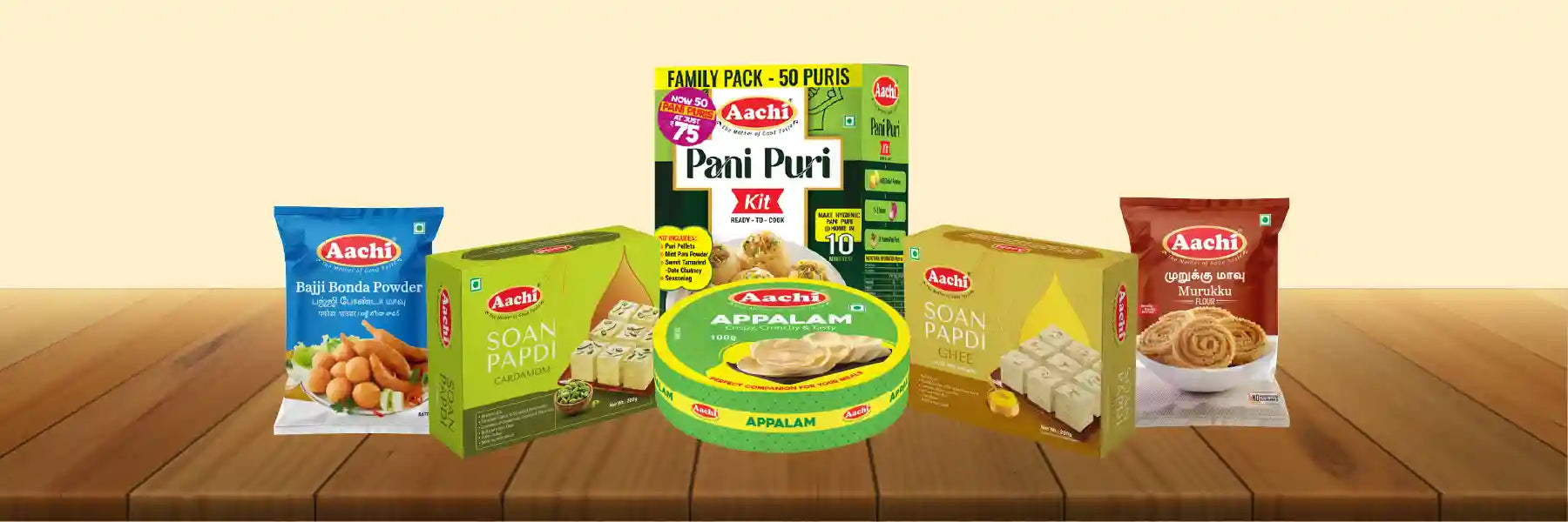 Flat 15% Off Appalam & Snack Mixes | Order Online Above ₹999 – Aachifoods